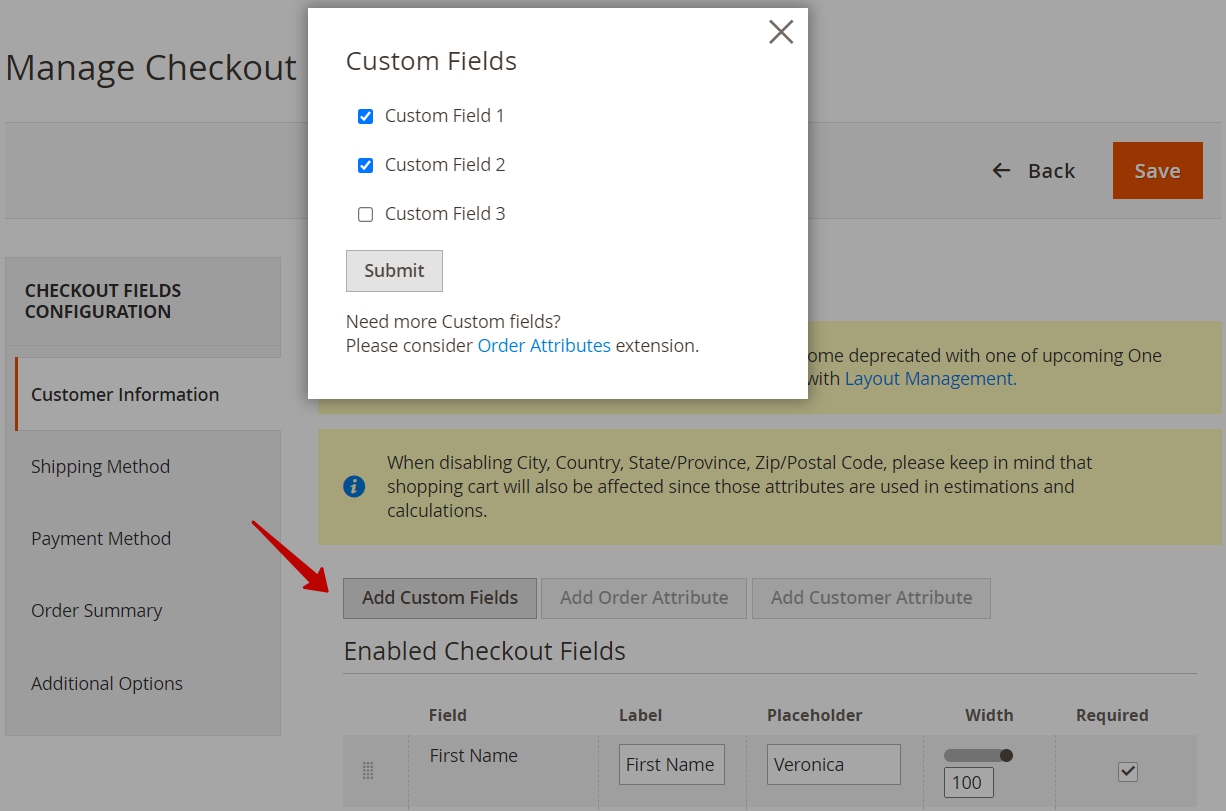 How to change the type of additional checkout fields? How to change the type of additional checkout fields?
